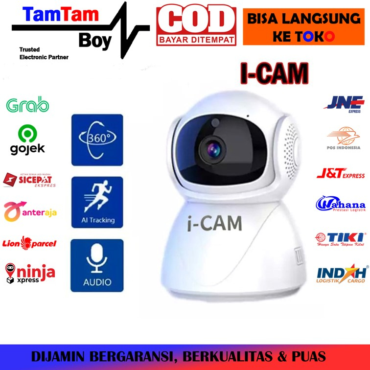 Ipcam Ip Camera Indoor Yi Iot Snowman iCam PTZ 1080p CCTV Wifi 2.4Ghz ...