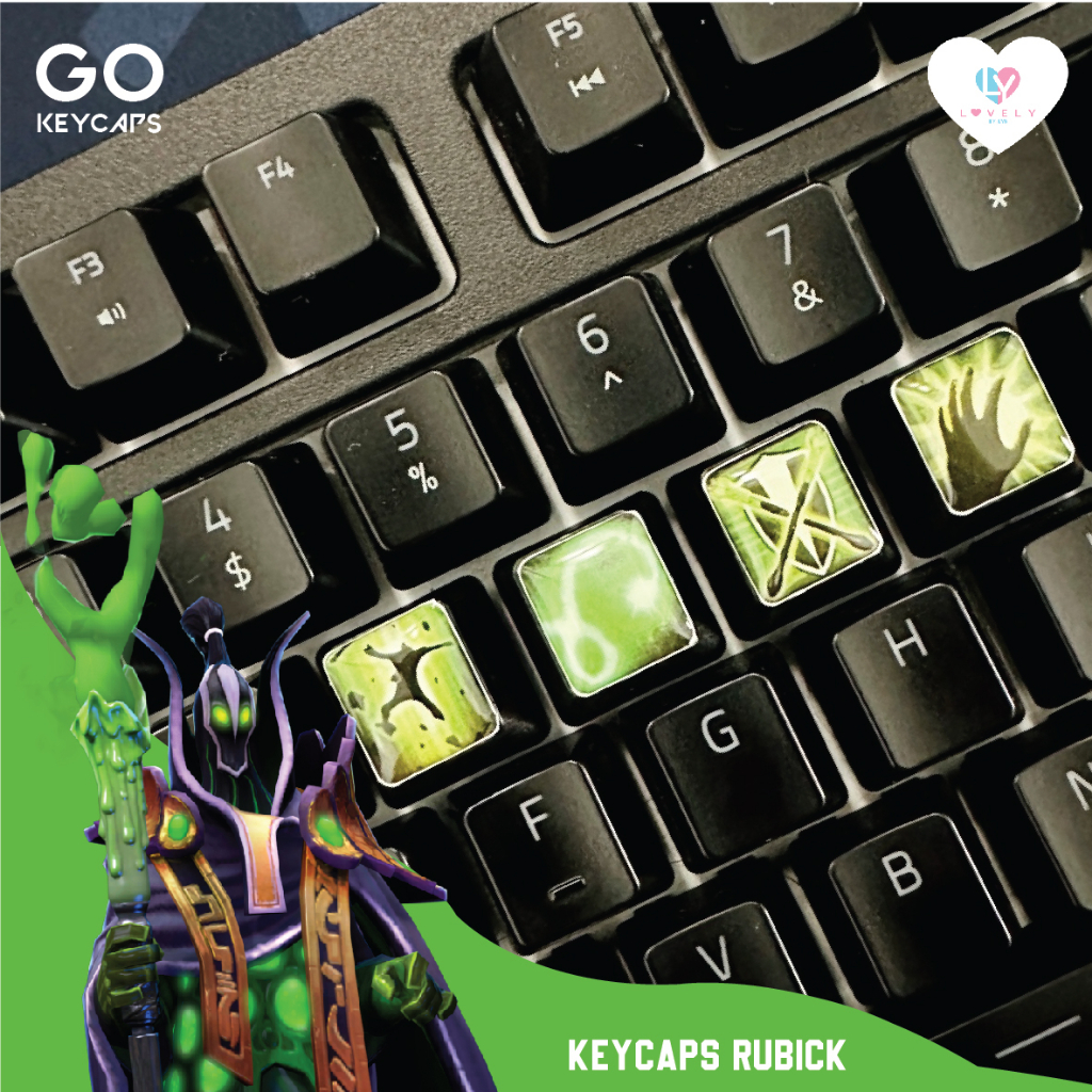Keycaps PBT Dota 2 Rubick Ability | GO KEYCAPS | Shopee Philippines