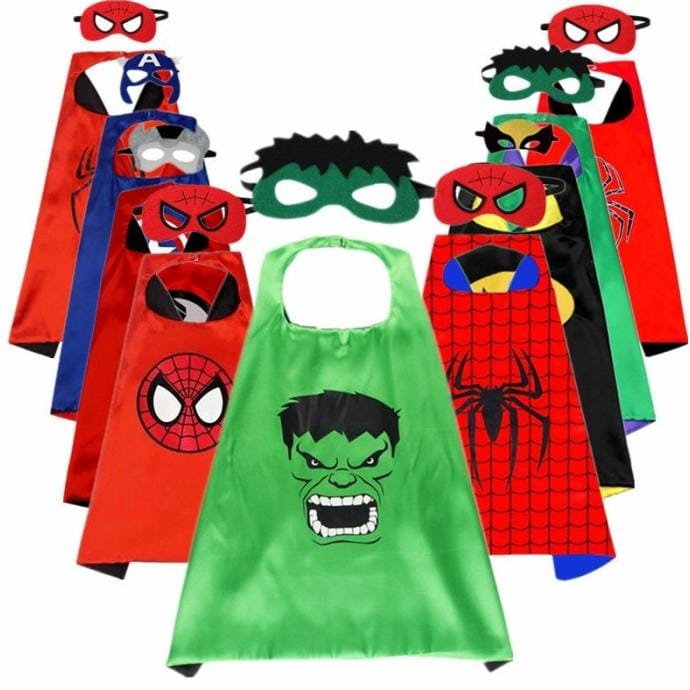 Children's Robe Character Superhero Cosplay Spidermen Captain America ...