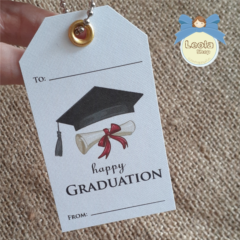 Graduation Hang Tag/Graduation Greeting Card Graduation Tag Happy ...