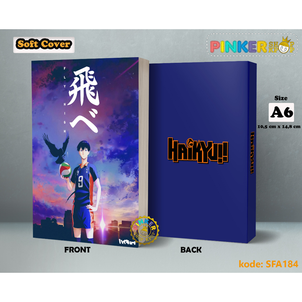 (SFA184) Pocket Note Anime Haikyuu TOBIO Softcover A6/A5 Notebook Notes ...
