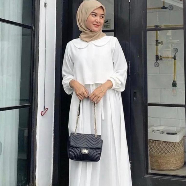 Women's gamis clothes, Korean dresses, busui midi clothes, namira ...