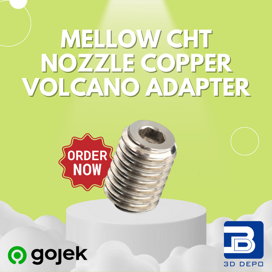 Mellow High Flow CHT Nozzle Copper Volcano Adapter | Shopee Philippines