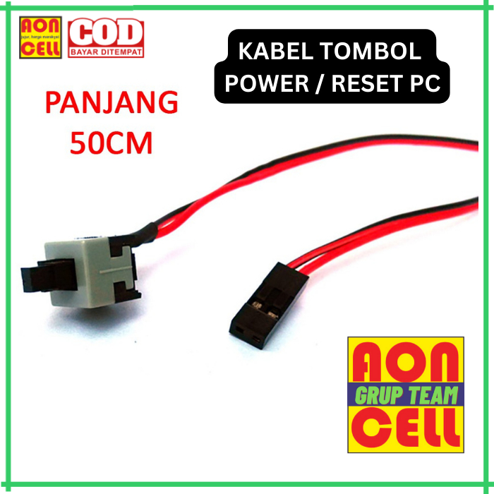 TOMBOL Power Button Cable Or RESET SWITCH FRONT PANEL PC Computer PC ...