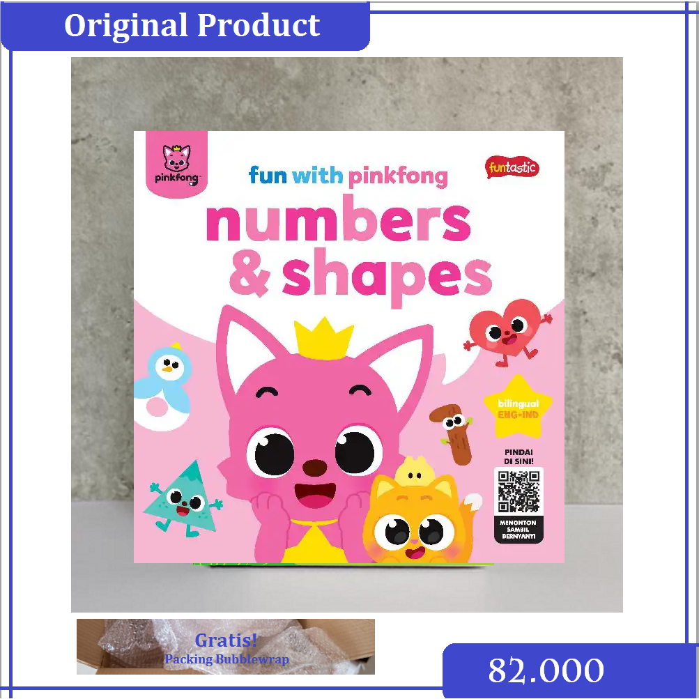 Fun with Pinkfong - Numbers & Shapes | Shopee Philippines