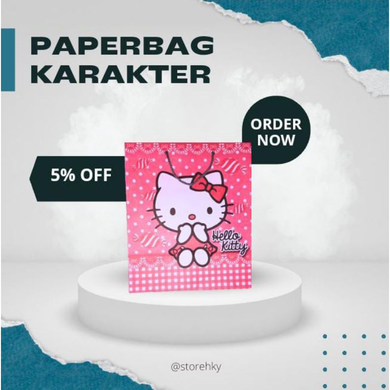 Hello KITTY Character PAPERBAG | Shopee Philippines