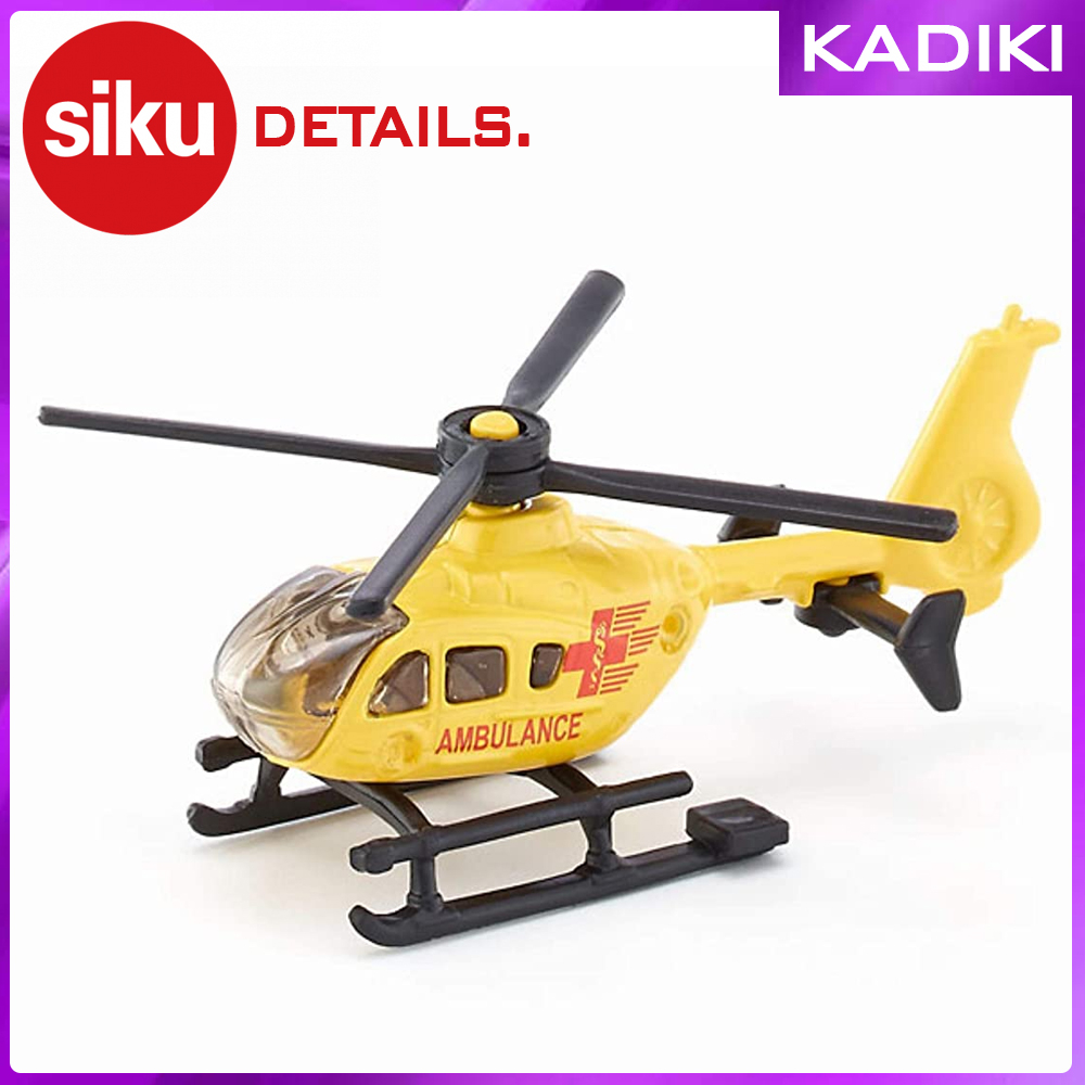 SIKU Elbow Diecast Ambulance Helicopter SIK0856 0856 Medical Helicopter Display | Shopee Philippines