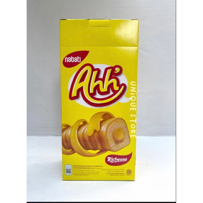 Vegetable Ahh wafer long stick Coated With Cheese 1 box Contains 10 pcs ...