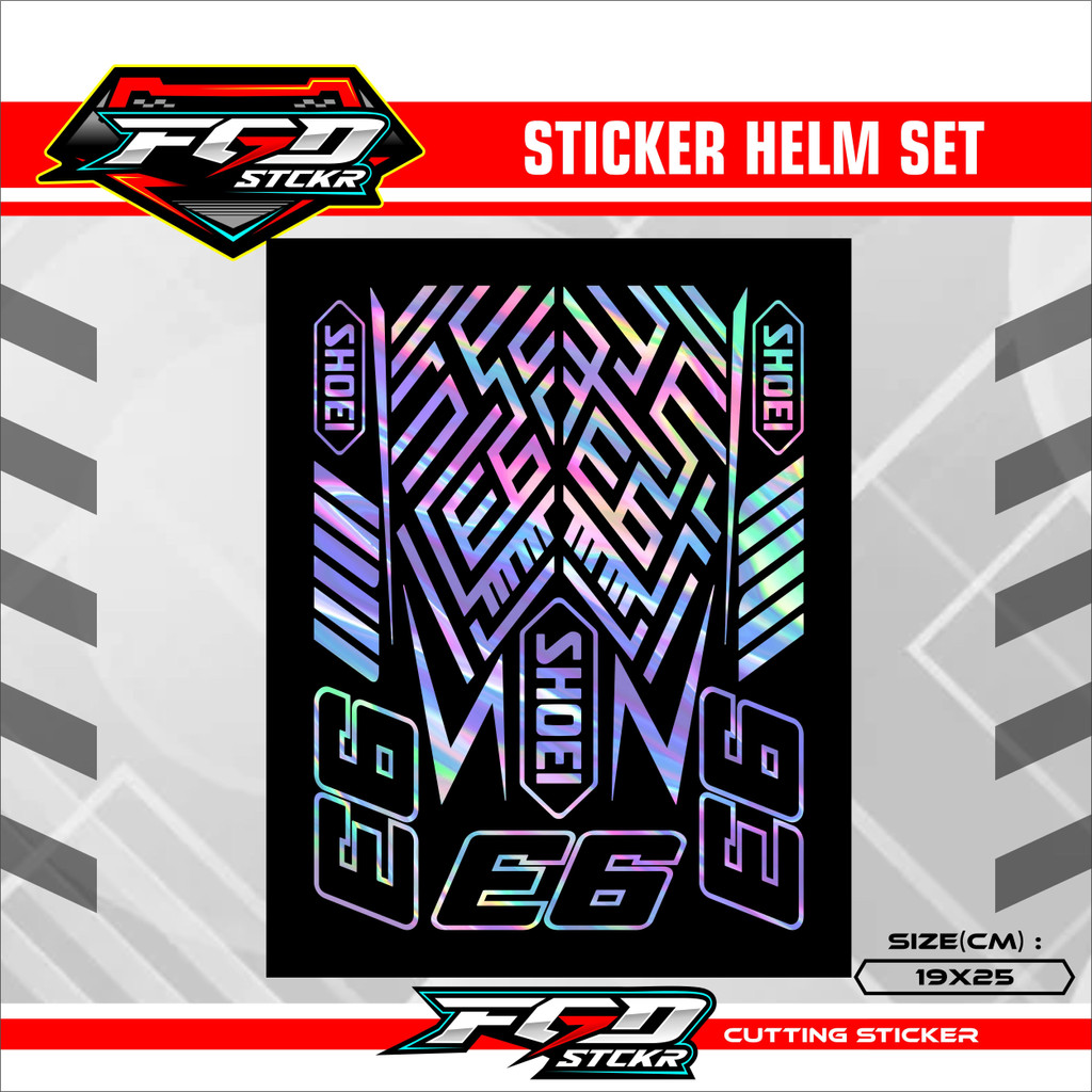 Helmet Sticker - CUTTING Sticker MM93 SET For Helmet | Shopee Philippines