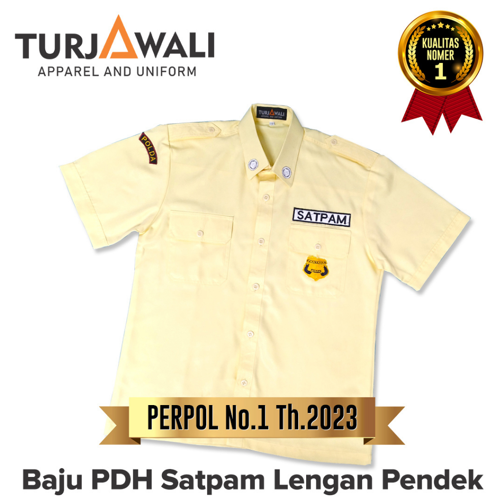 Latest 2023 Short Sleeve Beige PDH Security Guard Uniform / PDH Short ...