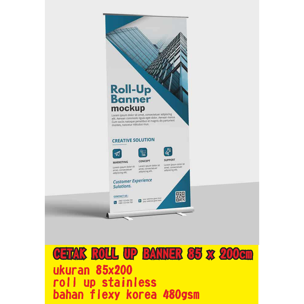 Print Roll Up Banner Size 85x200cm | Shopee Philippines