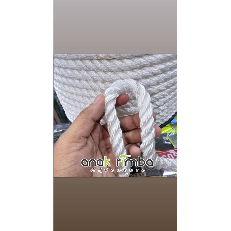 Non-slip NON PLASTIC NYLON QURBAN MINE ROPE PER METER | Shopee Philippines