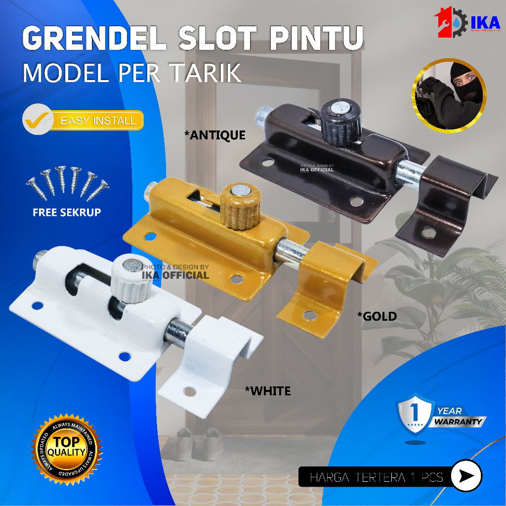 Grendel Tower Bolt 2 Inch Inch Home Door Lock Latch Window Slot ...