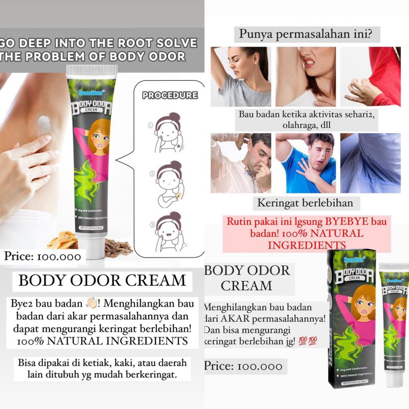 Body Odor Cream (PO PENANG) | Shopee Philippines