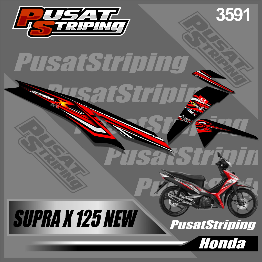 Striping Motor Supra X 125 NEW Striping Motor Custom Design Like2 ...