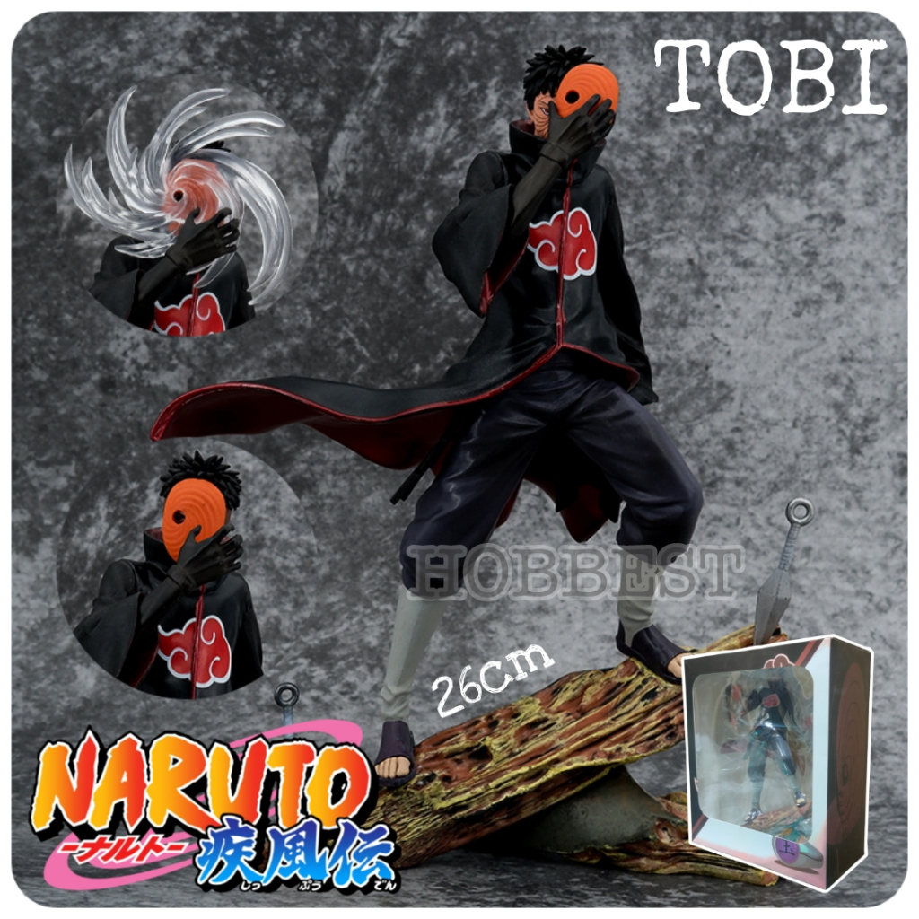Naruto Action Figure: TOBI / UCHIHA OBITO - Madara Akatsuki Statue ...