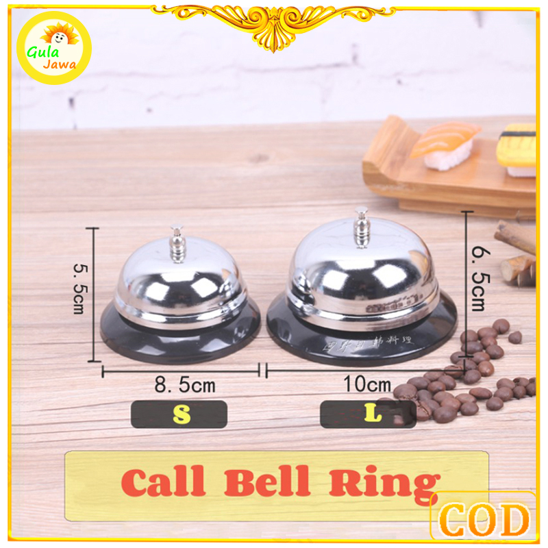 Stainless Calling Bell Cashier Desk Bell for Restaurants, Offices and ...