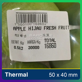 Digi Digital Scale Sticker Thermal Label 50 x 40 mm 50x40 mm 50x40mm ...