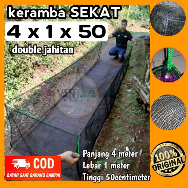 Hapa Fish Cages For Children Catfish burayak Tilapia Bulkhead 4x1x50 ...