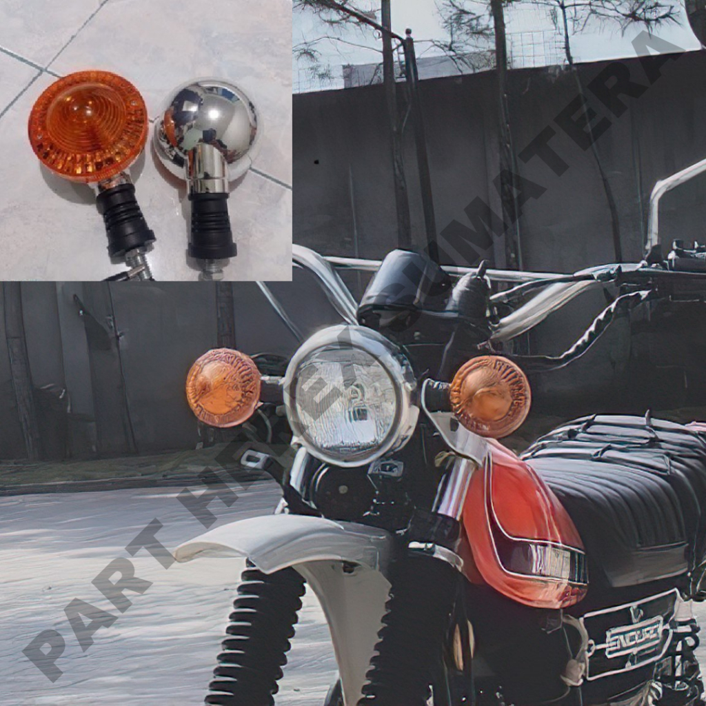 British Scramble Turn Signal Lights Model Yamaha DT 100 DT100 RX 100 ...