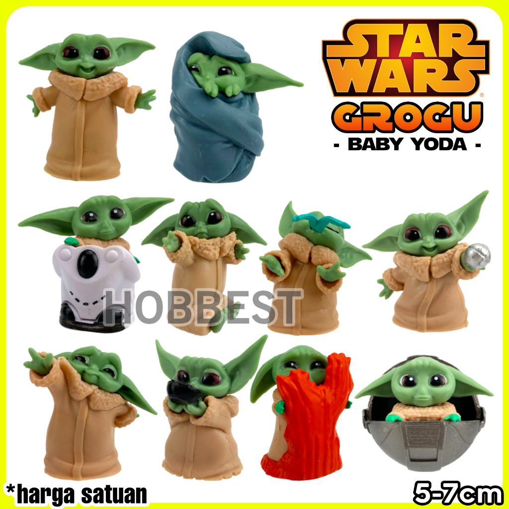 Star WARS Action Figure: GROGU BABY YODA (unit price) - Miniature Cake ...