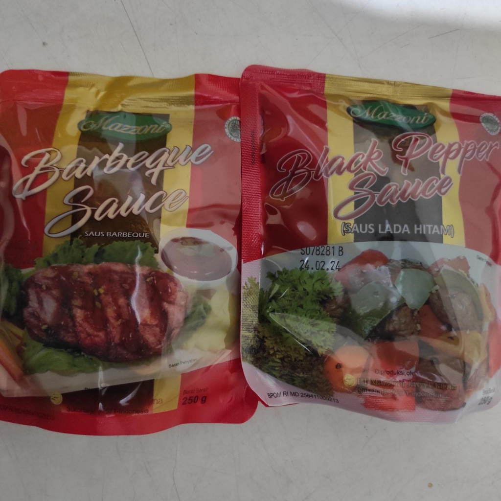Mazzoni Barbeque & Black Pepper Sauce 250 Grams | Shopee Philippines