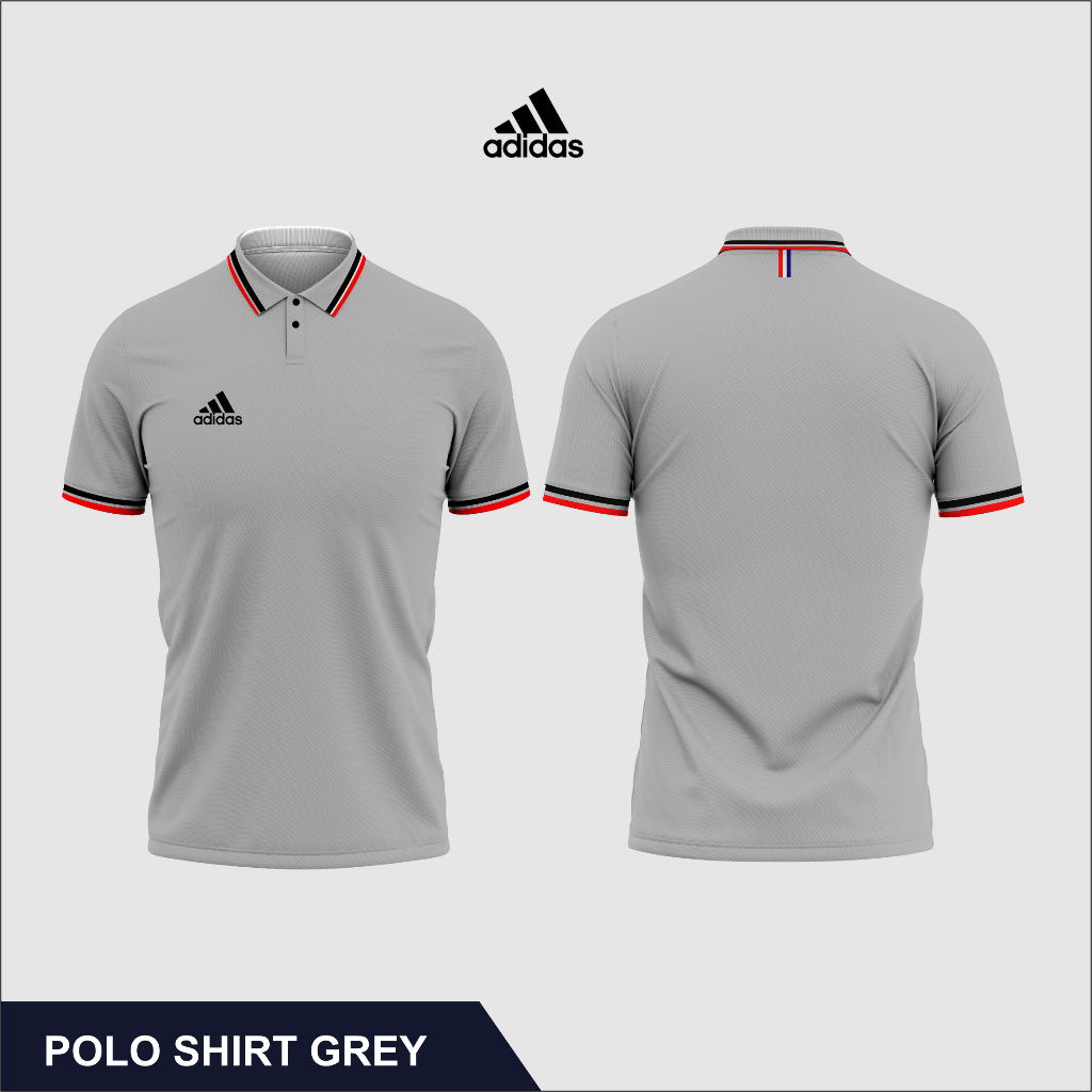 Adidas..!!! Adidas Polo Collar Shirt Combination Polosan / Wangki Polo ...