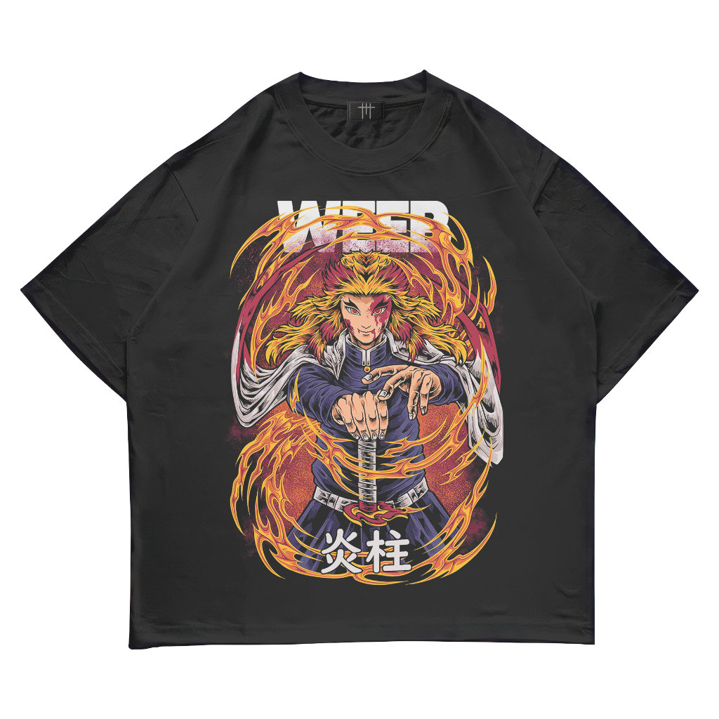 Megablast – WEEB DEMON SLAYER T-Shirt OVERSIZE COMBED 24S | Shopee ...
