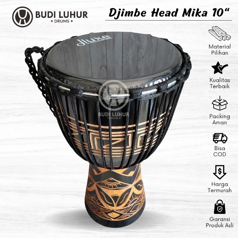 Jimbe Reggae Kendang Musical Instrument Djimbe Head Mika Drum 9 10 11 ...