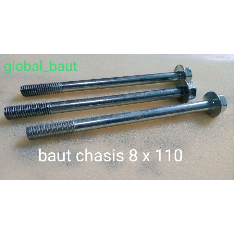 Flange Cap Bolt 8x110 (Chassis Bolt) | Shopee Philippines