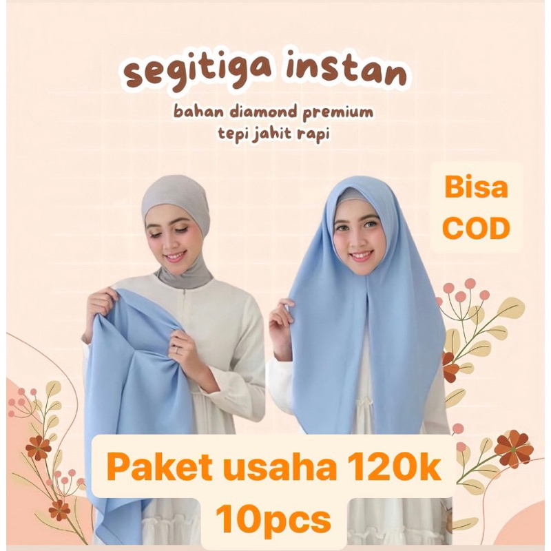 Save Package 120k 10pcs Instant DIAMOND Triangle | Shopee Philippines