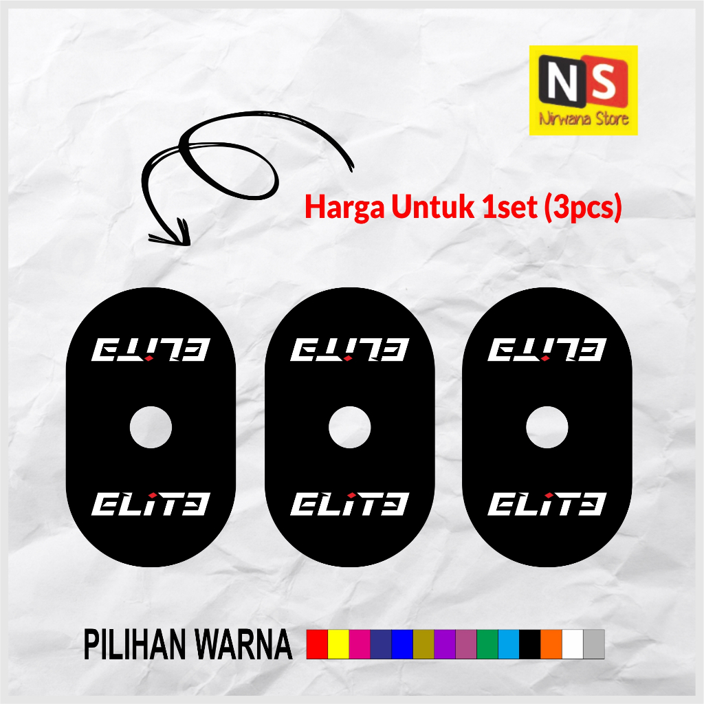 Elite Rim Bike Sticker Bicycle Valve Wheelset Sticker | Shopee Philippines