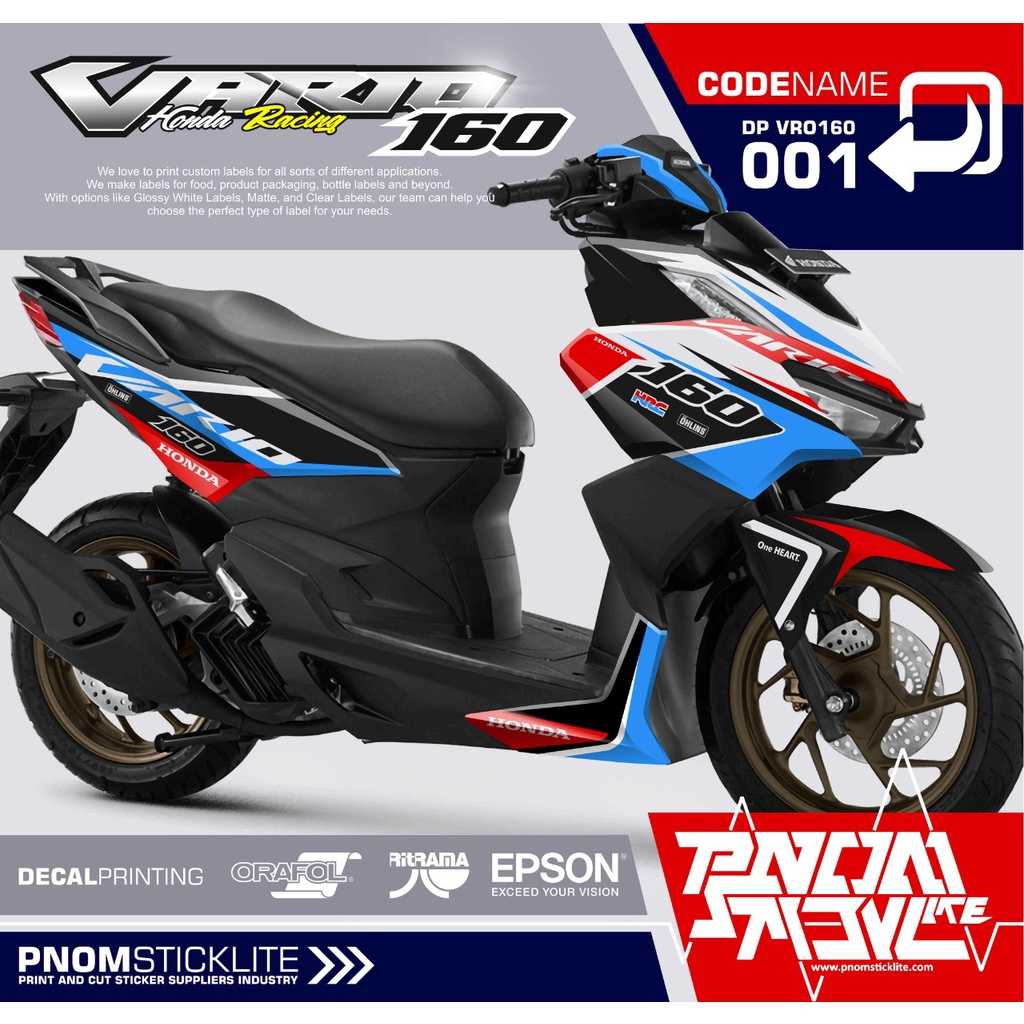 Decal Click new 160 2022 sticker striping Click 160 sticker fullbody ...