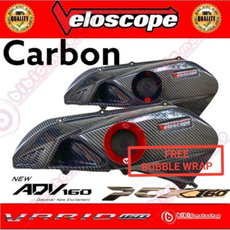 Veloscope Carbon Honda Vario 160 Pcx 160 Adv 160 Oxygen Flow Booster ...