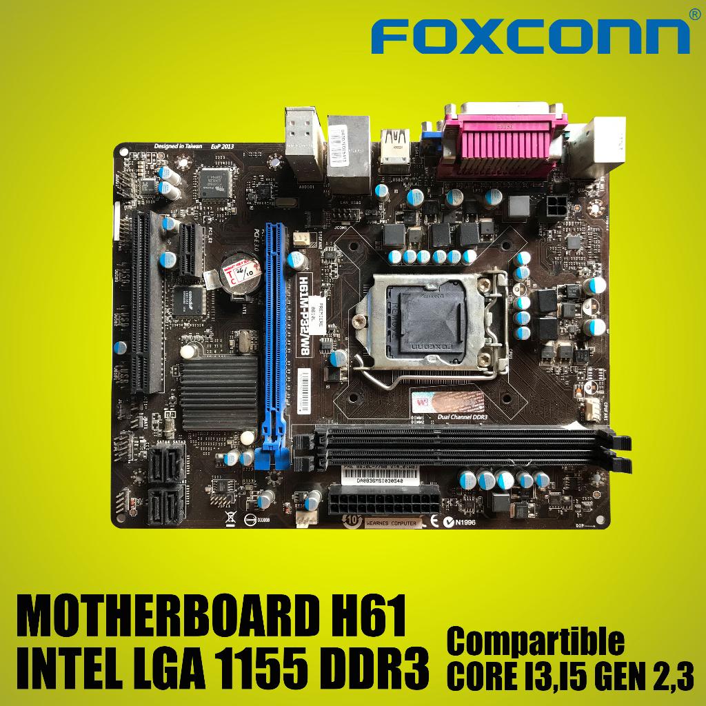 Foxconn H61 LGA intel 1155 Sandybridge & Ivy Bridge Motherboard ...