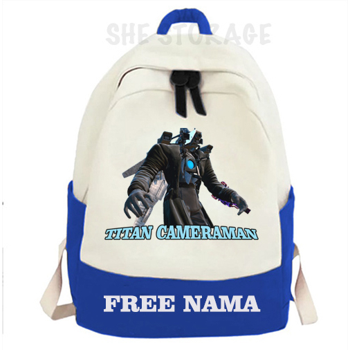 Children's Backpack TITAN CAMERAMAN SKIBIDI TOILET School Bag/NEW ...
