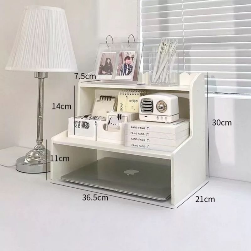 Korean Table Rack Deck Organizer/Bookshelf/Aesthetic Stationery ...