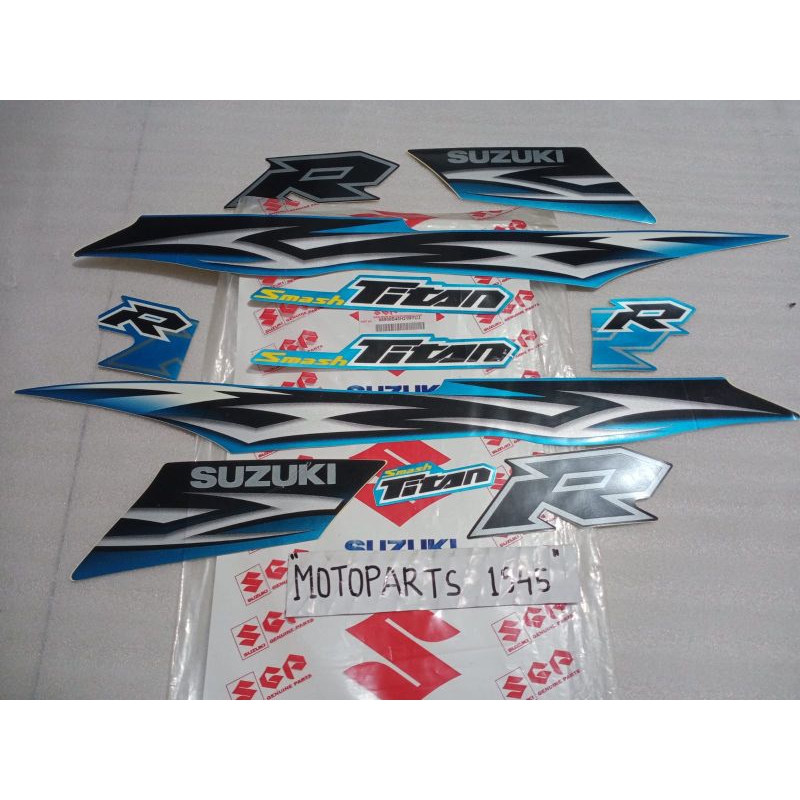 SUZUKI SMASH TITAN BODY STRIPING STICKER SET ORI SGP | Shopee Philippines