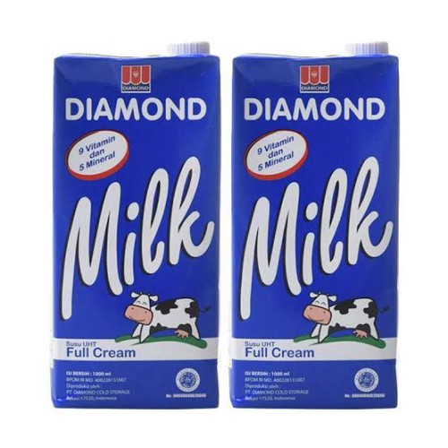 Liquid Milk UHT DIAMOND FULL CREAM 1 liter | Shopee Philippines