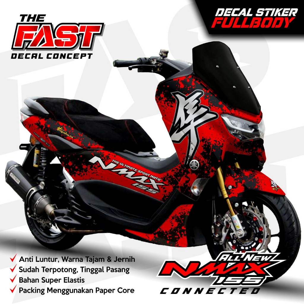 Decal Sticker NMAX Sticker Sticker decal Motorcycle Variation striping ...
