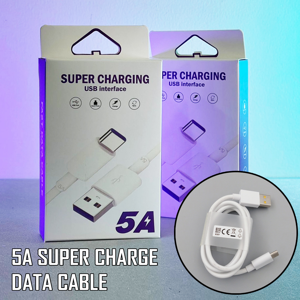 (COD Discount) Data Cable 5A Fast Charging Turbo 67w Fast Charging For ...