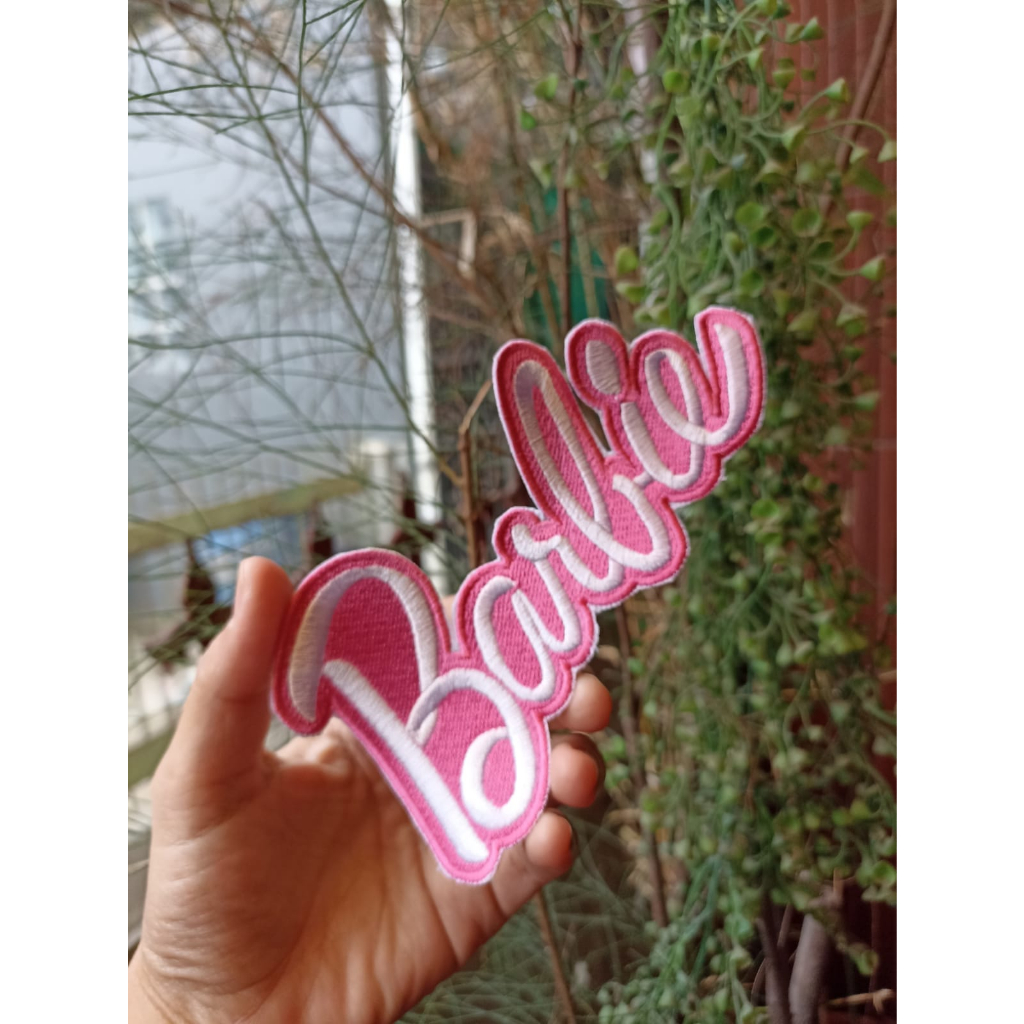 New Barbie Logo Embroidered Patch Emblem | Shopee Philippines
