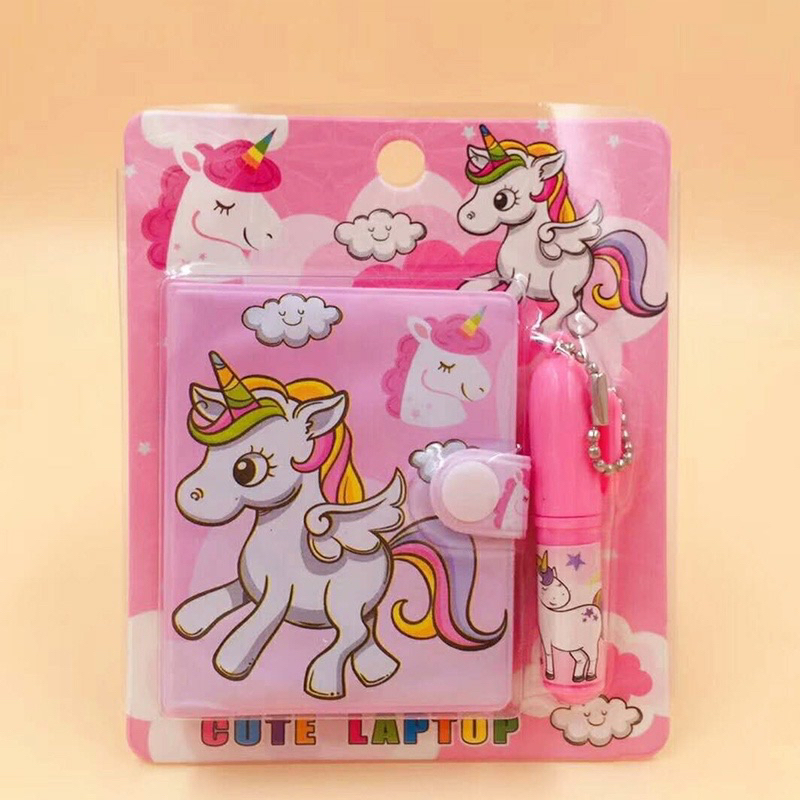 Sm - Note Book/unicorn Children's Diary/Note Book+Pen Gift set | Shopee ...