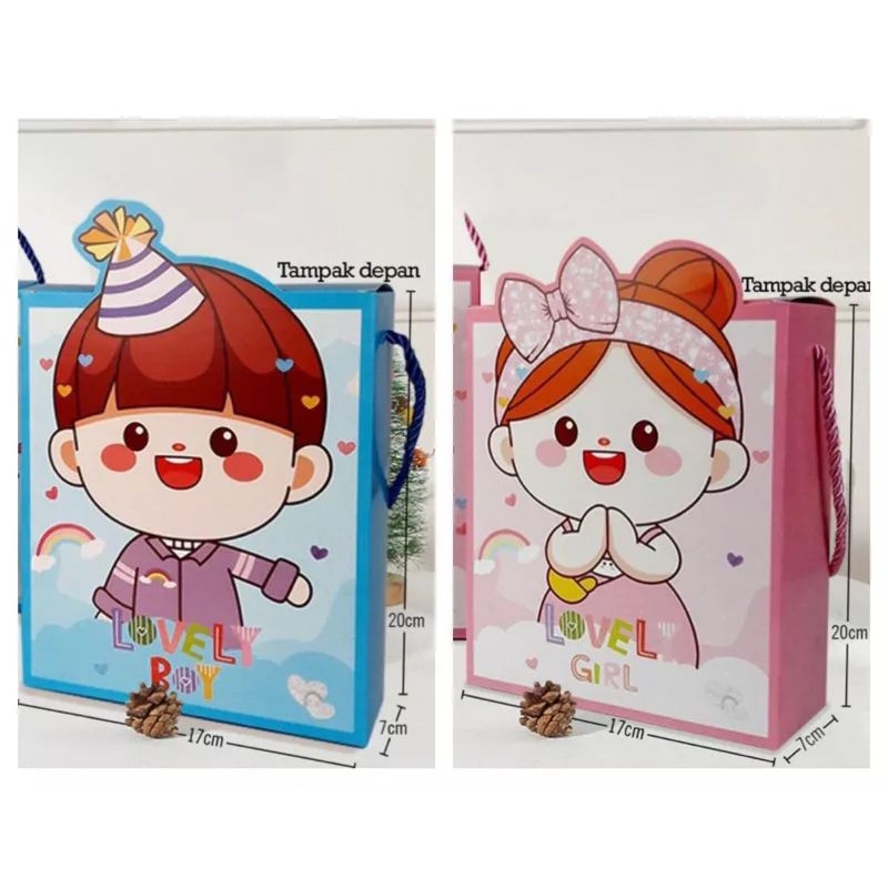 Goodie BAG BOX LOVELY BOY / GIRL CONTENTS 10 PCS | Shopee Philippines