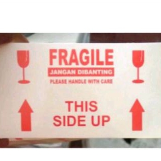 100pcs FRAGILE THIS SIDE UP Stickers | Shopee Philippines