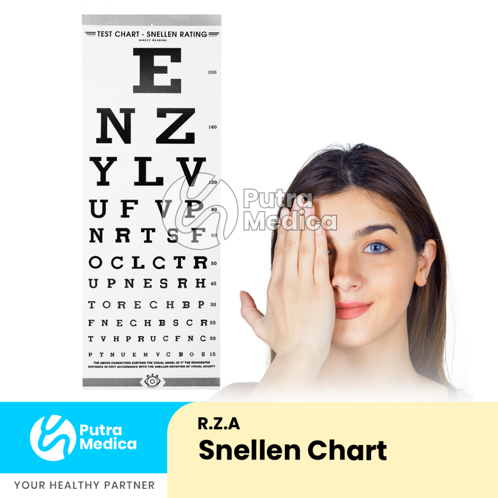 MATA Snellen Chart Nearsightedness Test Paper/ Snelen E Poster/ Eye ...