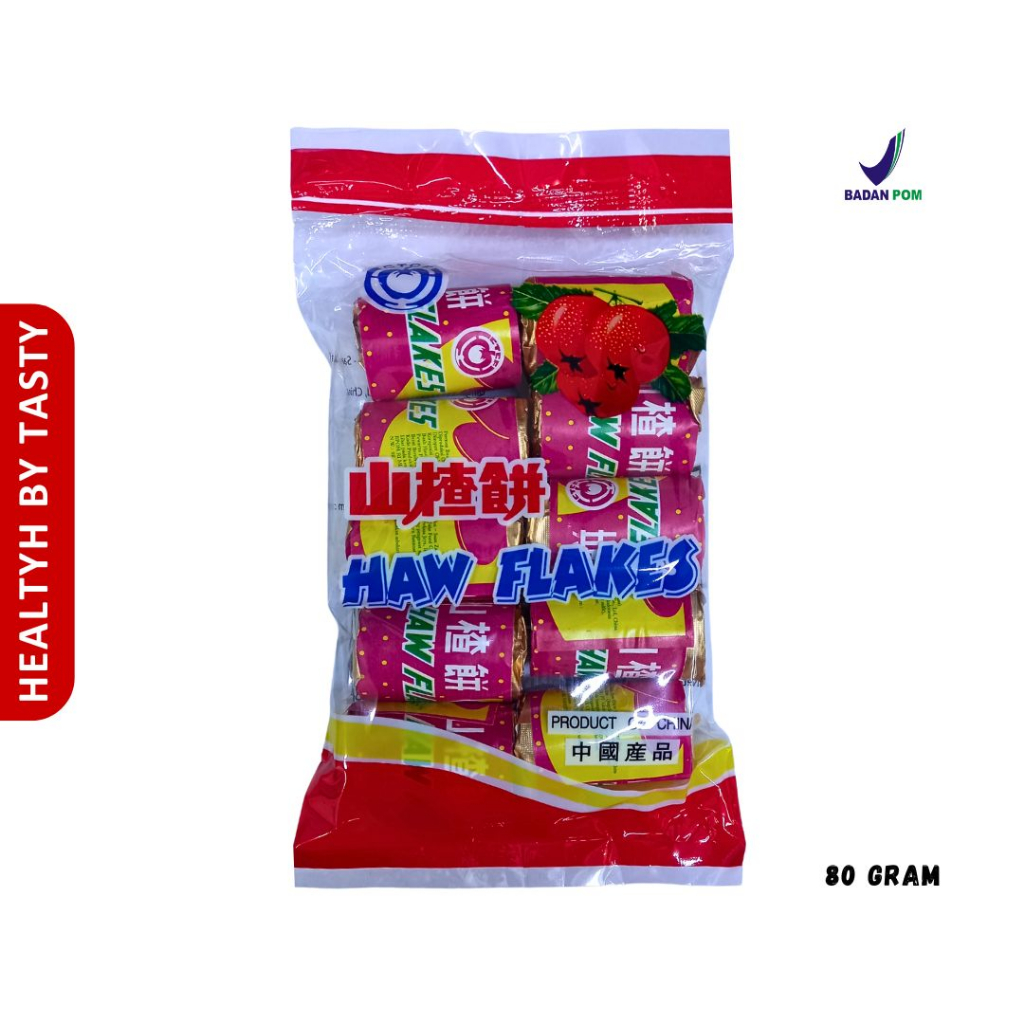 Haw Flakes San Zha Pian Candy Sanca Fruit Sweets Contents 10 Pcs ...