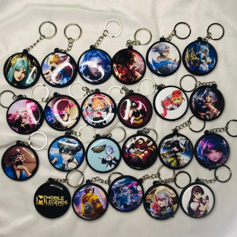 Key Ring Hero Wanwan layla lylia Hayabusa Kagura Selena Fanny Yin ...