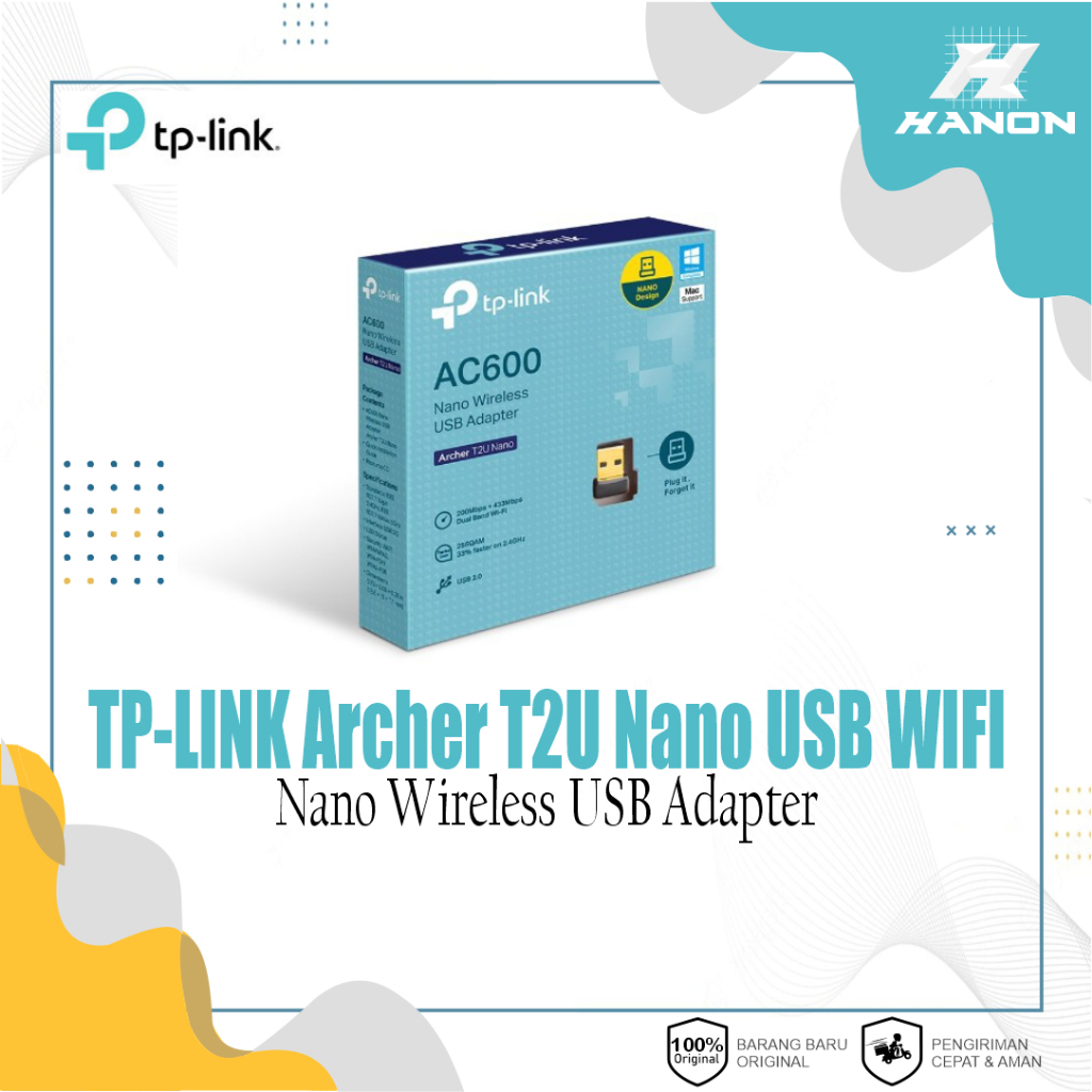 Nano Wireless USB Adapter TP-LINK Archer T2U Nano AC600 | Shopee ...
