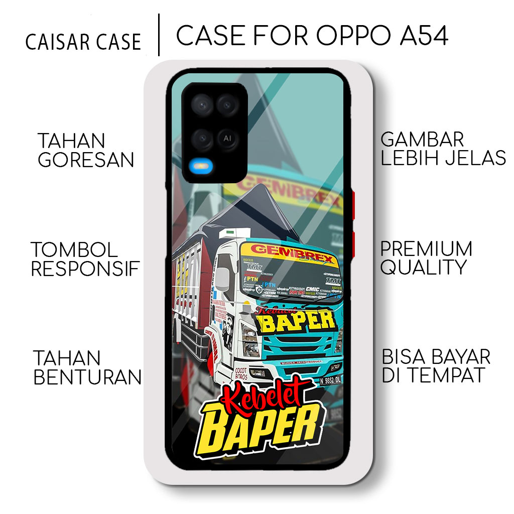 Case OPPO A54 Hardcase 2D Fashion Casing SOLID TRUCK hardcase Casing ...